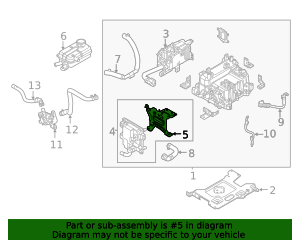 46192-3D010 - Control Module Bracket 2021-2025 Kia | Kia.Parts Store