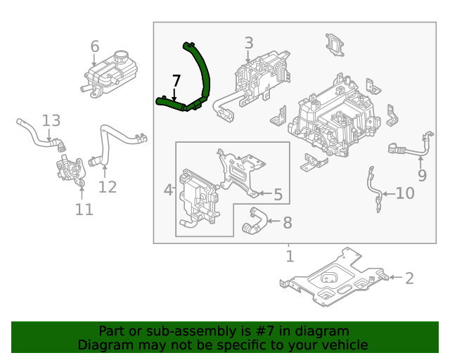 36693-3DAG0 - Reservoir Hose 2021-2024 Kia | Kia.Parts