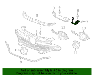 71124-T5R-A50 - Stay Bracket 2018-2020 Honda Fit | Honda Parts Online