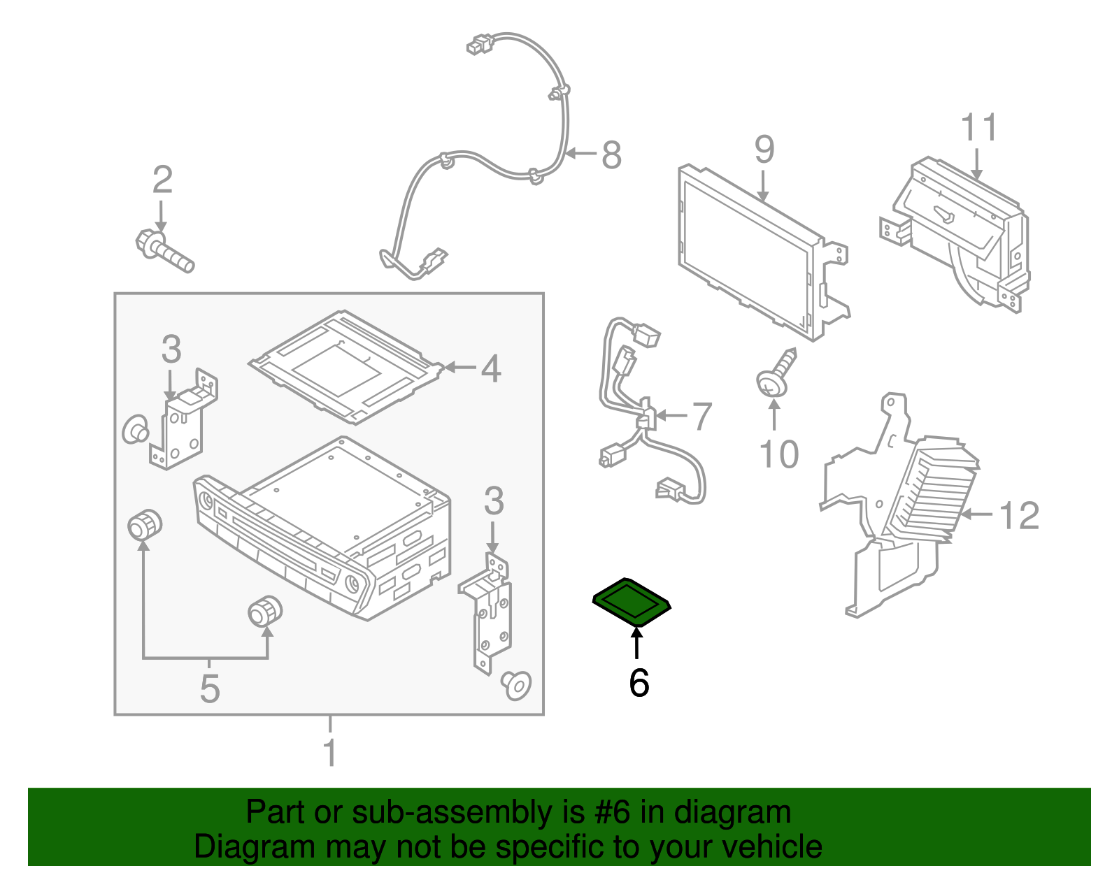 Hyundai - 96554-B1420 - Memory Card - 2015 Hyundai Genesis | OEM ...
