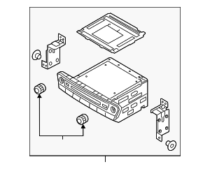 2015 Hyundai Genesis Receiver 96560-B1570-4X | OEM Parts Online