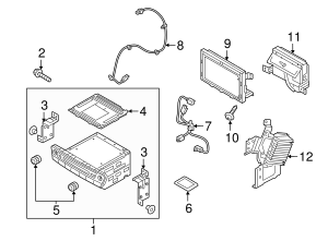 2015 Hyundai Genesis Receiver 96560-B1570-4X | OEM Parts Online