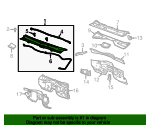 2014-2019 GMC Air Inlet Grille Panel 23207952 GM | GMPartsDirect.com