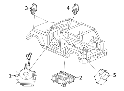 Air Bag Components for 2022 Jeep Gladiator | Mopar Parts Canada