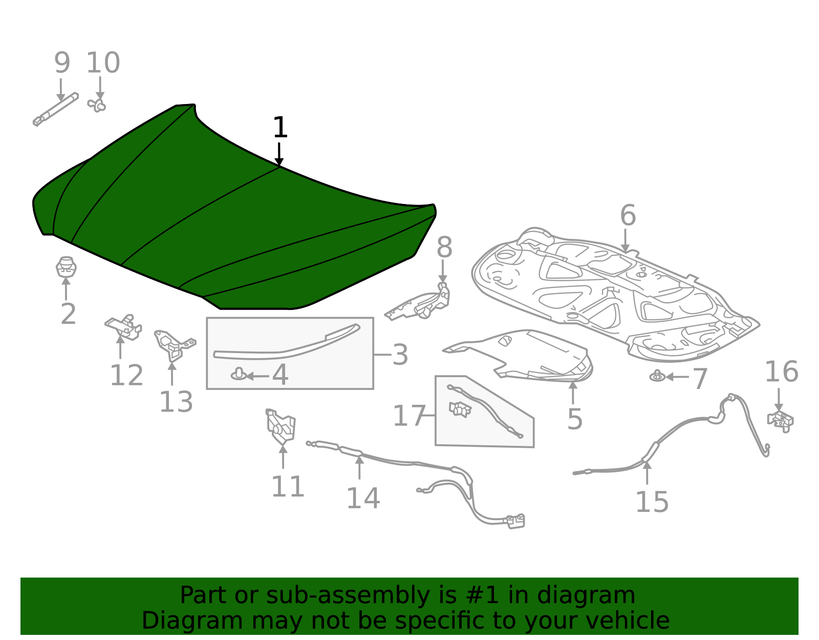2022-2025 Acura MDX Hood 60100-TYA-A01ZZ | OEMAcuraPart