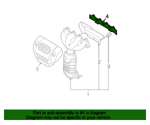 28521-23005 - Manifold Gasket - 2004-2011 Kia | Kia Auto Parts