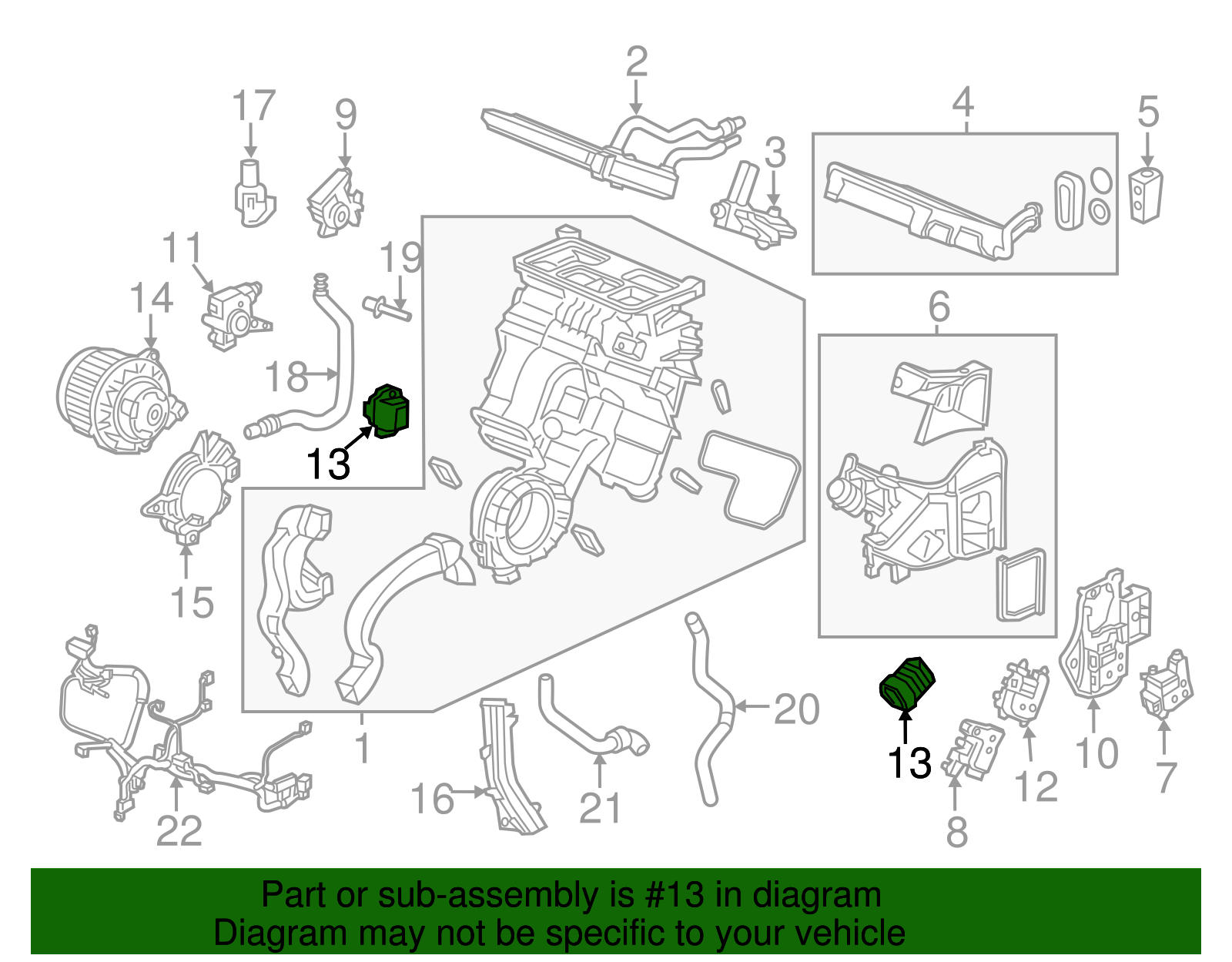2014-2025 Acura MDX Blower Motor Resistor 79330-TZ5-A51 | Acura Parts Now