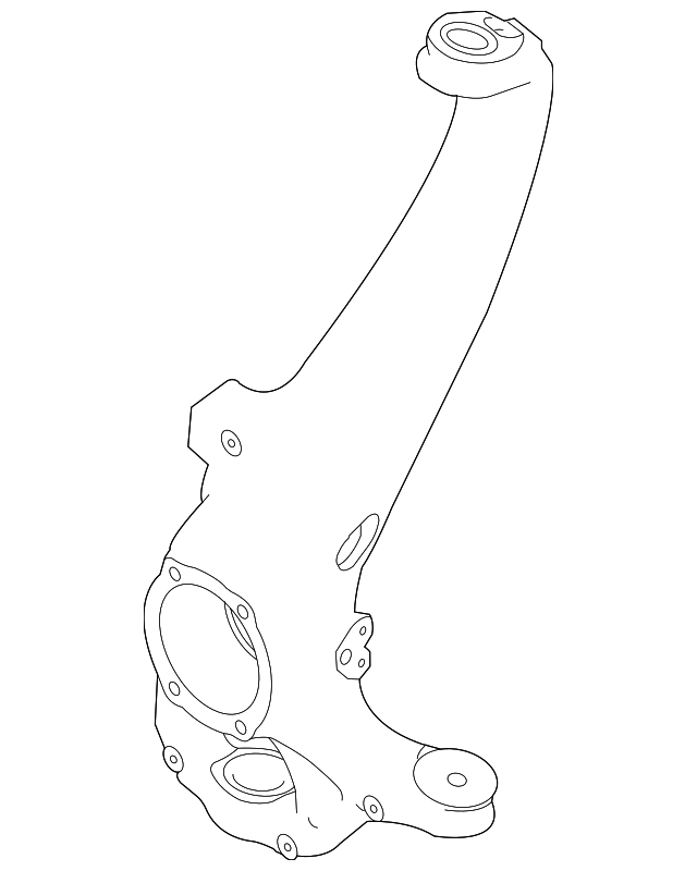 2010-2016 Porsche Panamera Steering Knuckle 970-341-157-05 | Sunset ...