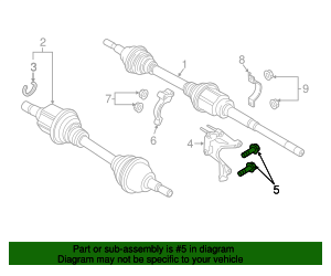 Ford -W500034-S439 - Support Bracket Bolt - 2015-2020 Ford | OEM Ford Part