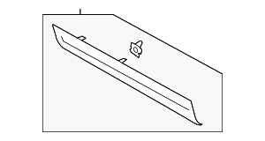 2015-2019 Lincoln MKC Side Molding EJ7Z-7820878-AA | OEM Parts Online