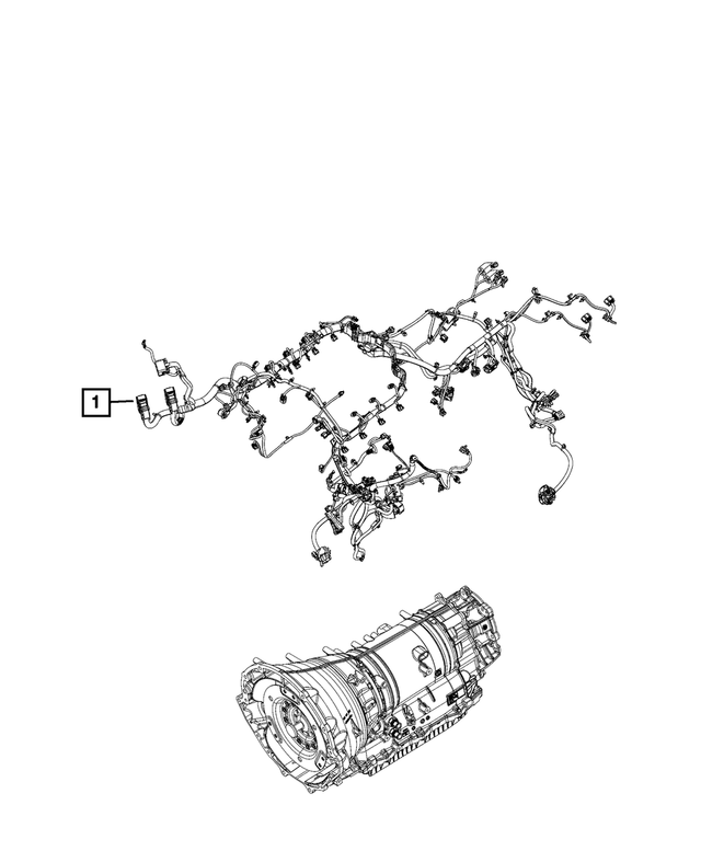 2019 Ram 3500 Transmission Wiring 68424606AC | Mopar eStore