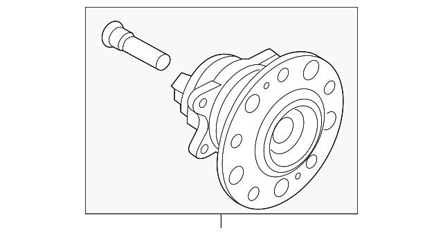52750-F9100 - Hub Assembly 2018-2023 Kia Rio | Kia.Parts Store