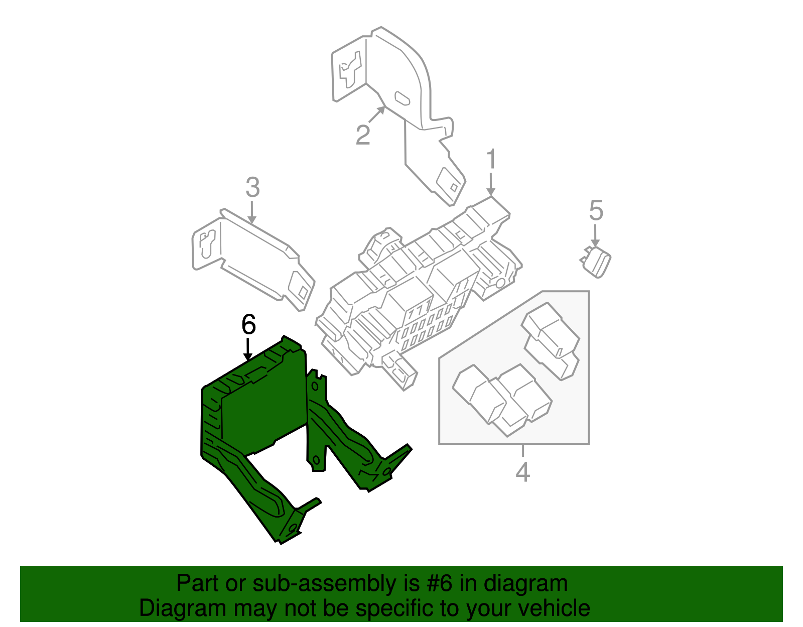 2014-2015 Nissan Body Control Module 284B1-1VX0A | Team Nissan Inc.