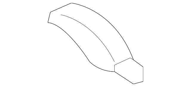 2016-2019 Mitsubishi Outlander Sport Bumper Cover Extension 6400H453 ...