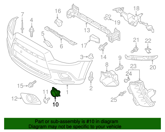 8321A871 - Lamp Cover 2011-2020 Mitsubishi | Mitsubishi Direct Parts