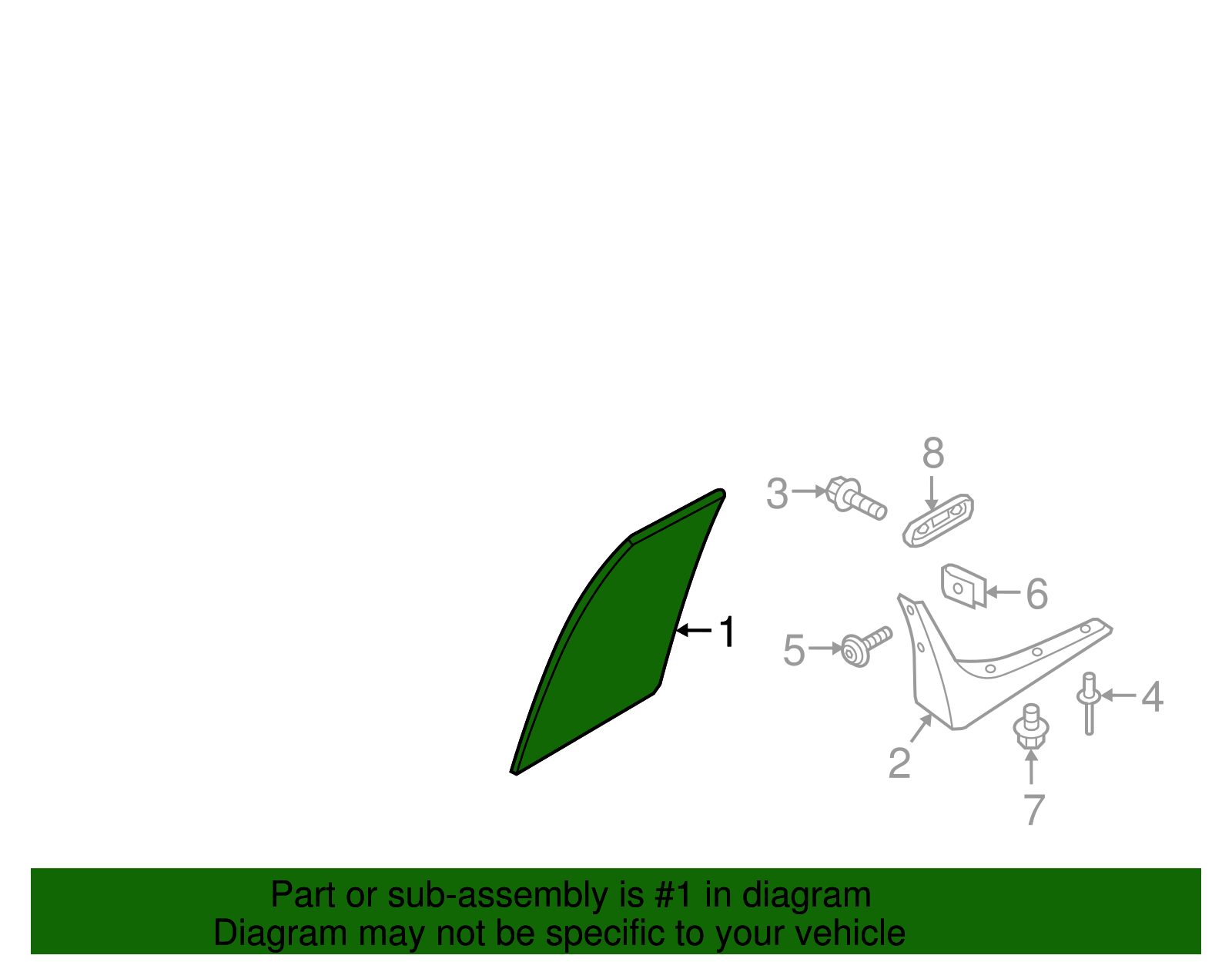 78817-5CA0A - Stone Guard 2017-2020 Infiniti Q60 | INFINITI Parts ...