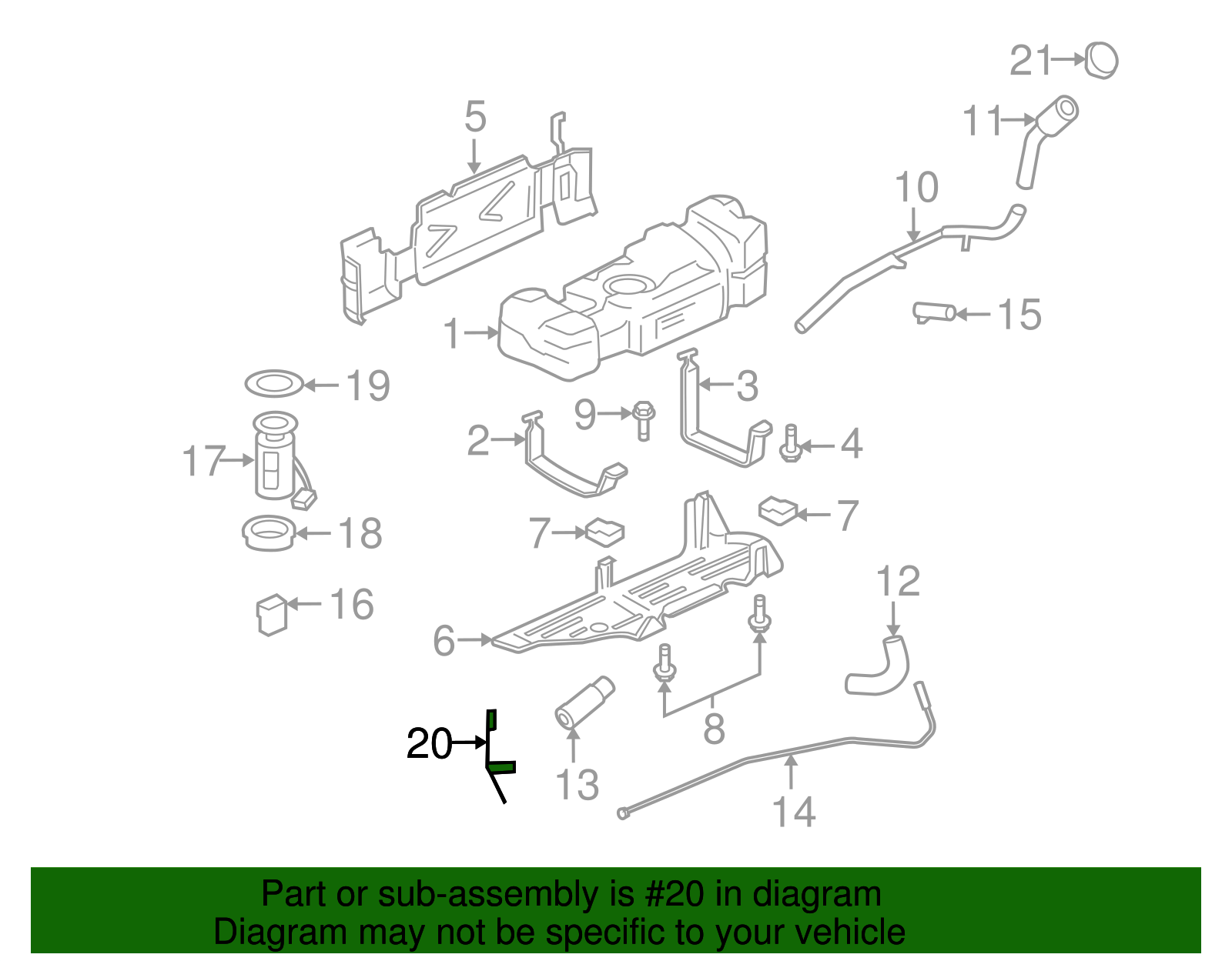 2005-2009 GM Fuel Level Sensor Kit with Seal 19256264 GM ...