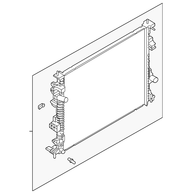 Genuine OEM Ford Part - Radiator LX6Z-8005-M | Genuine OEM Ford Parts ...