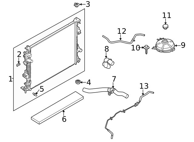 2015-2023 Ford Drive Motor Inverter Coolant Reservoir Bolt W714780-S439 ...