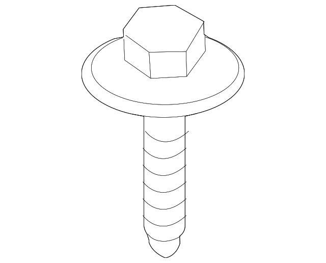 2015-2023 Ford Drive Motor Inverter Coolant Reservoir Bolt W714780-S439 ...