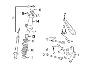 48231-53151 - Coil Spring 2006-2013 Lexus | AutoNationParts.com