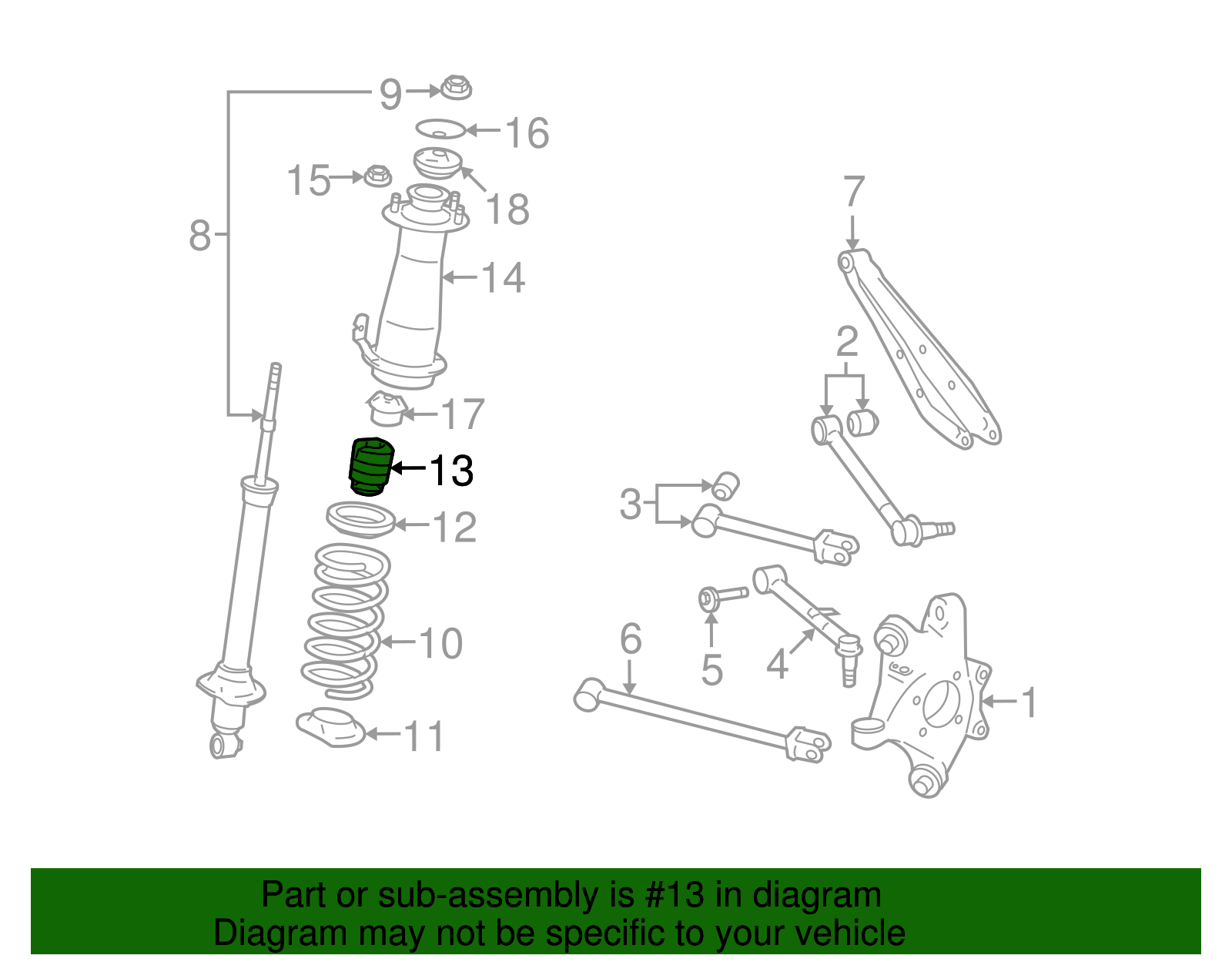2006-2015 Lexus Coil Spring Damper 48341-30110 | Retail Performance ...