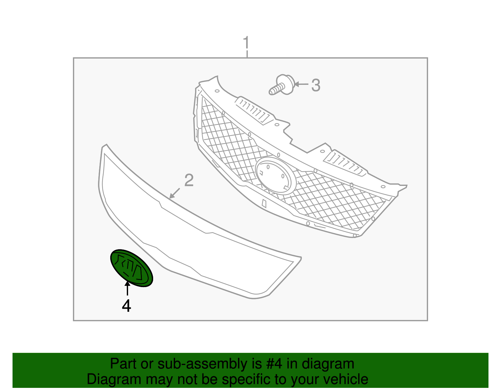 2007-2013 Kia Emblem 86353-1D000 | Retail Performance Auto Parts
