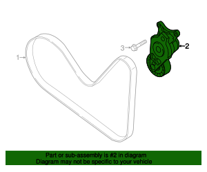 Buy Genuine OEM Ford Part Number: BT4Z-6B209-B 2007-2019 Ford Belt ...