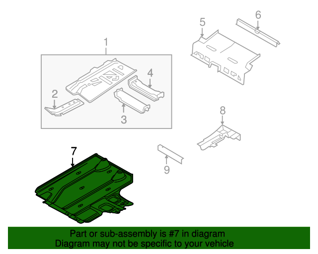 51-75-2-755-791 - Floor Cover - 2008-2014 Mini Cooper | BMWPartsHub