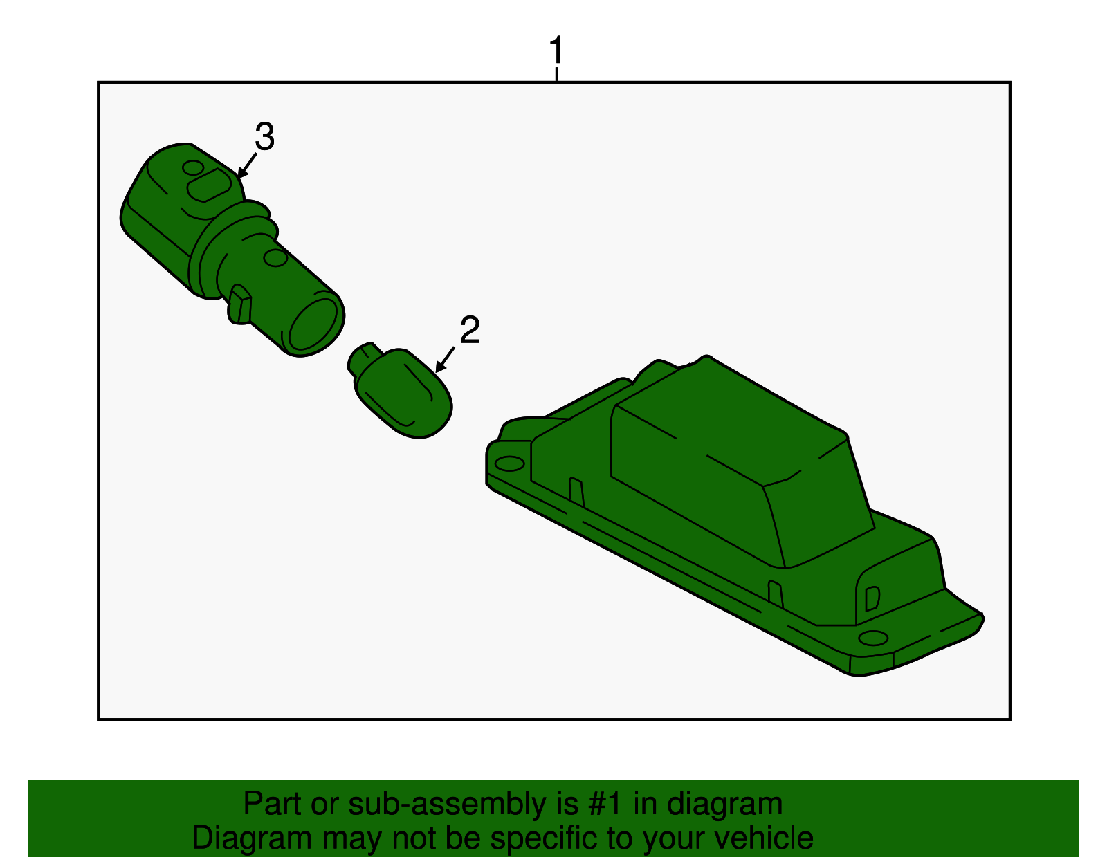 92502-F6000 - License Lamp 2017-2024 Kia | Kia.Parts Store