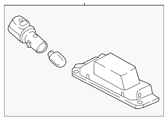2017-2023 Kia OEM NEW 2017-20 Kia Rio Cadenza Niro Rear License Plate ...