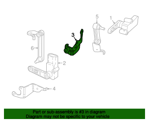 Genuine BMW 37-14-6-872-824 | Level Sensor Mount Bracket | FREE ...