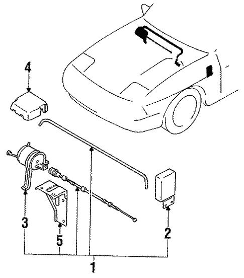 Cruise Control System for 1991 Mazda RX-7 | Mazda Parts Online
