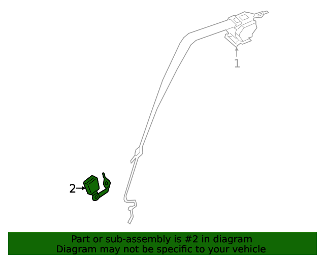 Genuine BMW 72-11-7-442-032 | Buckle End | FREE Shipping on Most Orders ...