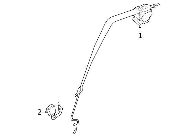 Genuine BMW 72-11-7-442-032 | Buckle End | FREE Shipping on Most Orders ...