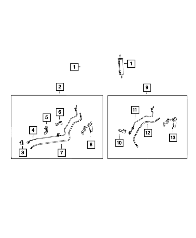 2018-2022 Jeep Fuel Line Bracket 52030486AA | Mopar Estores