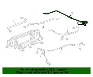 2014-2021 Jaguar F-Type Vacuum Hose AJ813946 | AutoNationParts.com