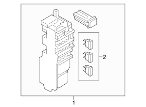OEM Mazda Fuse Part# GS1D-67-099 Fits 2009-2010 Mazda 6 | FHM Parts