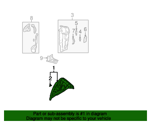 2001-2007 GM Panel 88897595 | GMPartsDirect.com