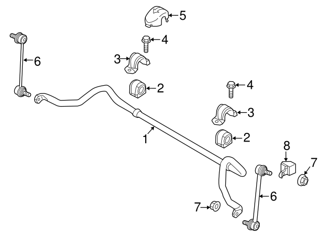 2013-2023 Mazda OEM NEW 2013-2019 Mazda 6 CX5 CX9 Link Stabilizer Bar ...