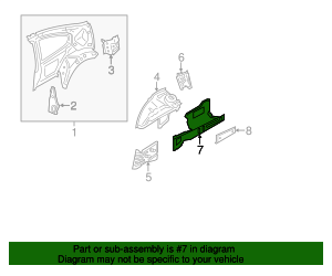 41-00-7-263-826 - Rail Assembly - 2012-2018 BMW | Buy BMW Parts Now