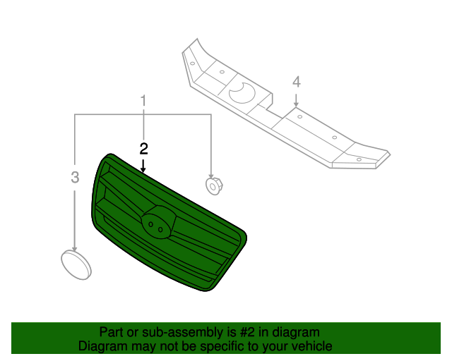 2007-2009 Hyundai Santa Fe Grille Assembly 86560-2B000 | OEM Parts Online