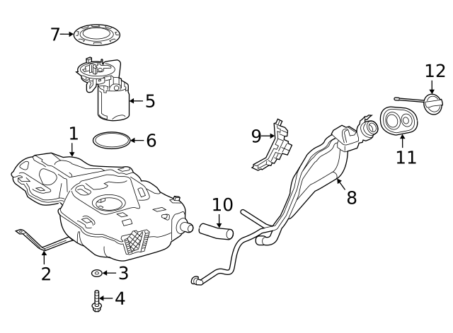 Mercedes-Benz OEM Fuel Tank Part# 247-470-21-03 | OEM Vehicle Parts