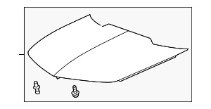 2010-2015 Chevrolet Camaro Hood 23299658 | Auto Parts Express