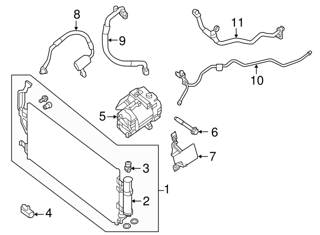2013-2017 Nissan LEAF Discharge Hose 92490-3NK0A | Nissan Canada
