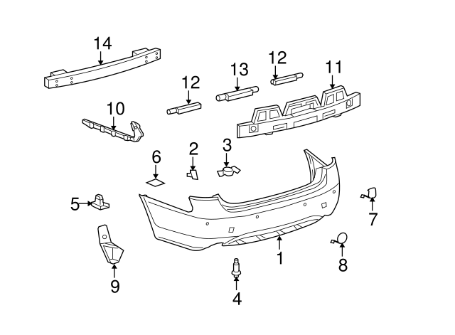 2006-2007 Lexus Bumper Cover 52159-30935 | OEM Parts Online
