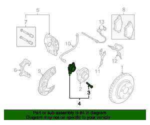 1999-2009 Audi Wheel Bearing 8E0-498-625-B | AutoNationParts.com