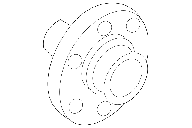 4A0-407-615-G - Hub 1989-2009 Audi | Audi OEM Parts