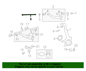 90105-A0095 - Upper Control Arm Bolt 2003-2023 Lexus | Longo Lexus Parts
