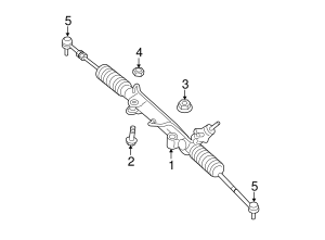 2011-2015 Mopar Rack & Pinion Gear 52124724AH | TascaParts.com